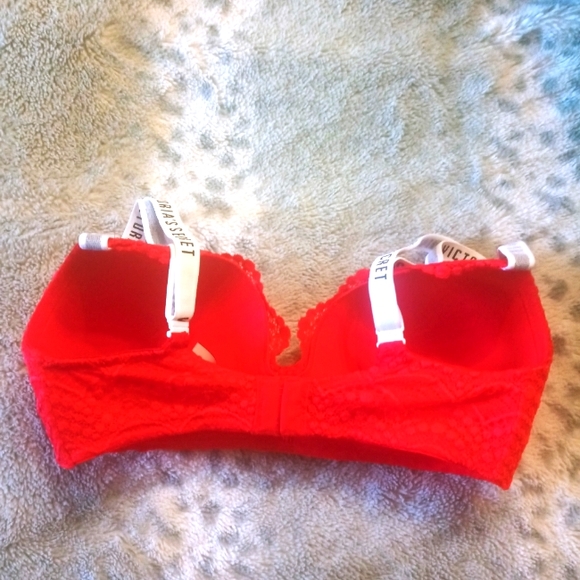 Victoria's Secret | Intimates & Sleepwear | Victorias Secret Red Lace ...